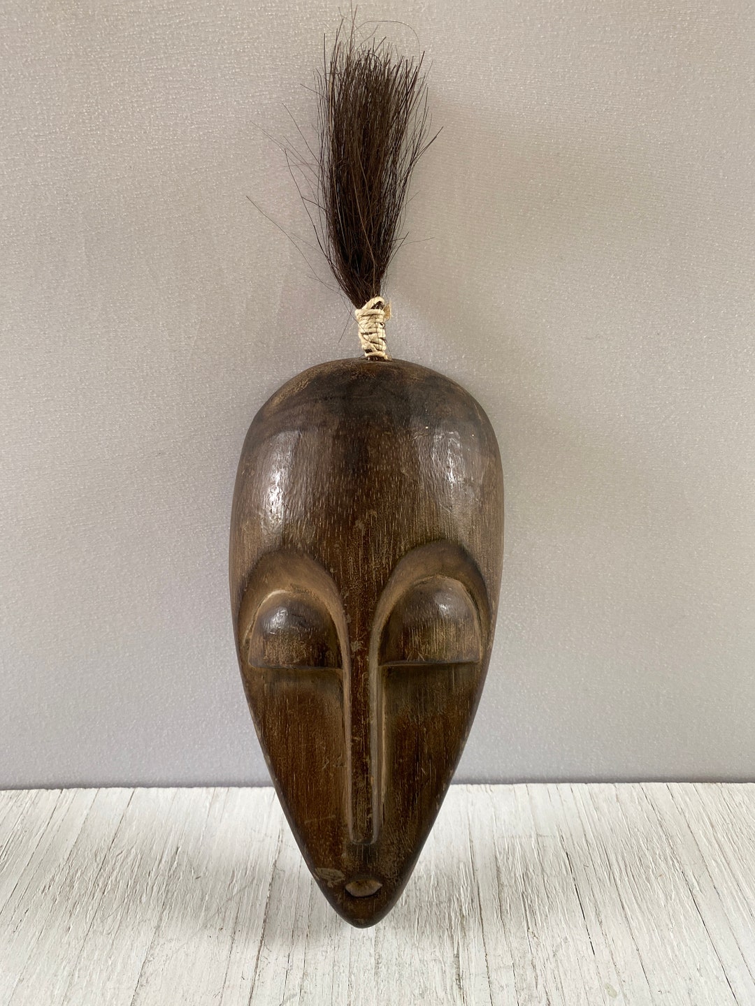 15” African Tribal Mask Hand Carved African Housewarming Gift ...