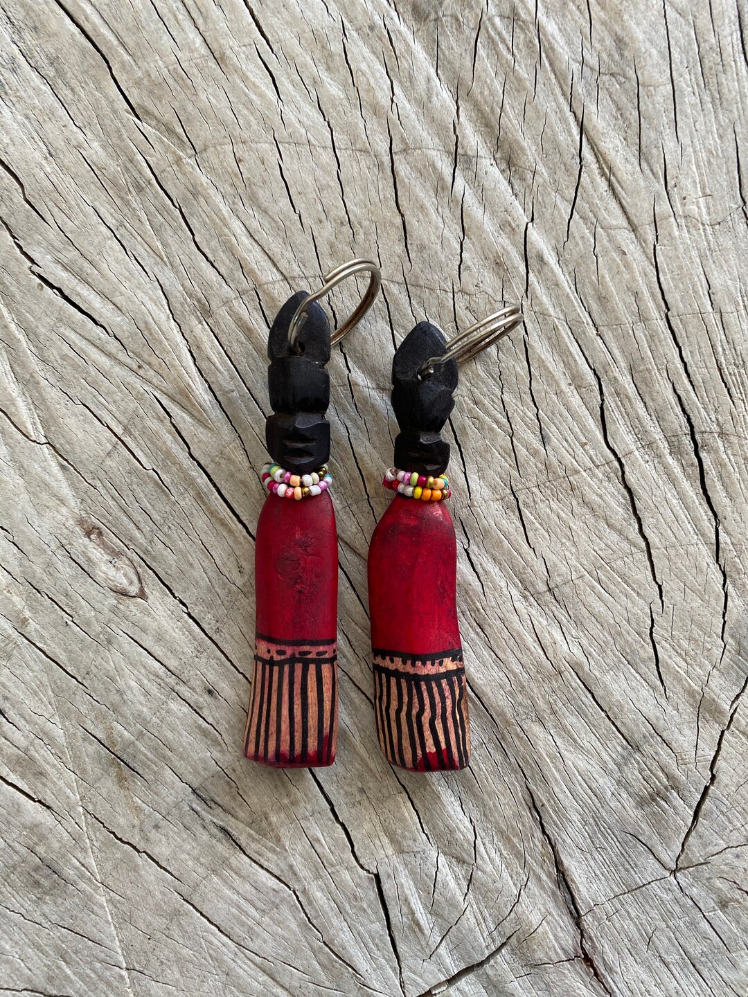 Masai Figurine Keyholder, African Keychain/keyholder - Etsy