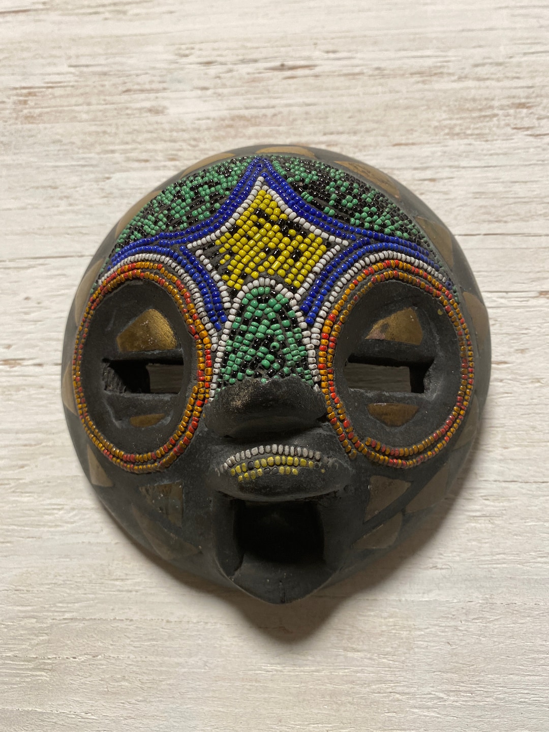African Mask/small African Mask/wood Sculpture/wall Décor/wall Hanging ...