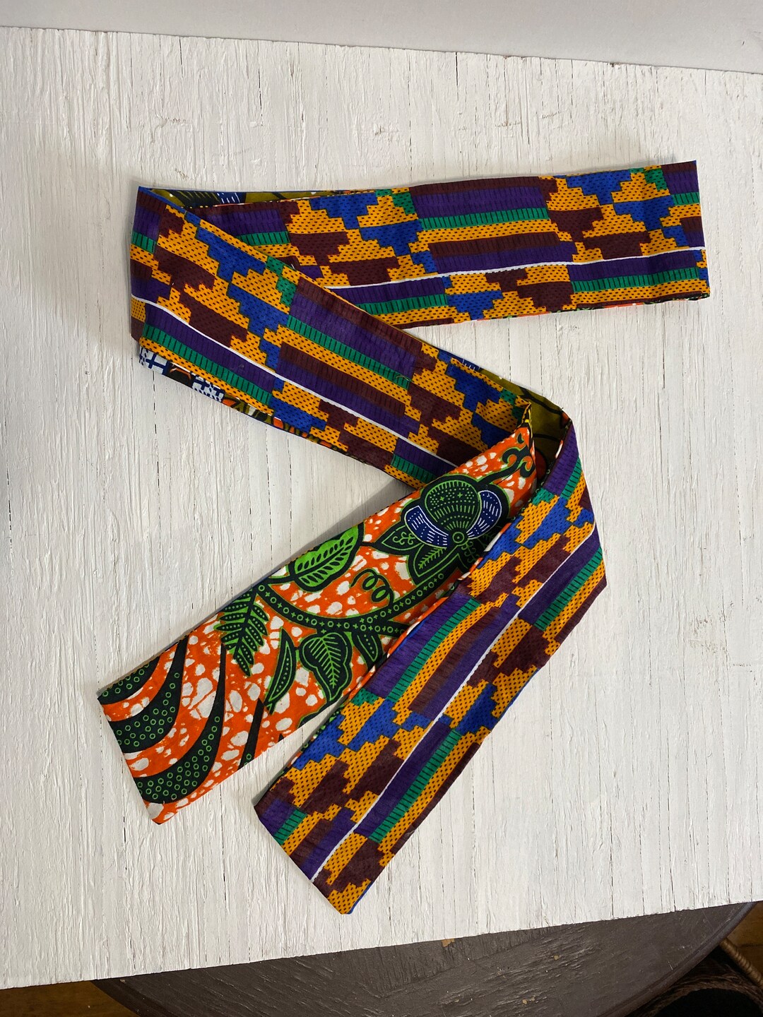 African Print Sash, Belt, Ankara Sash, Wax Print Belt, Reversible Sash ...