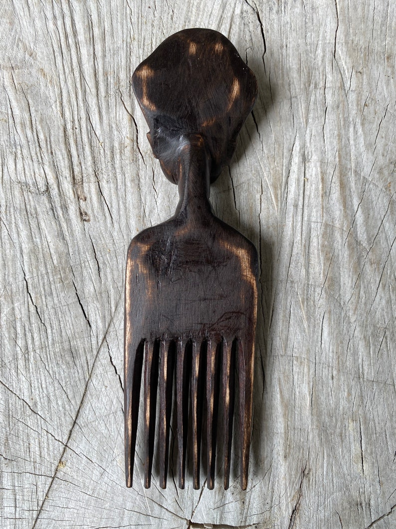 Afro Comb Afro Pick Wooden Comb African Wooden Comb - Etsy