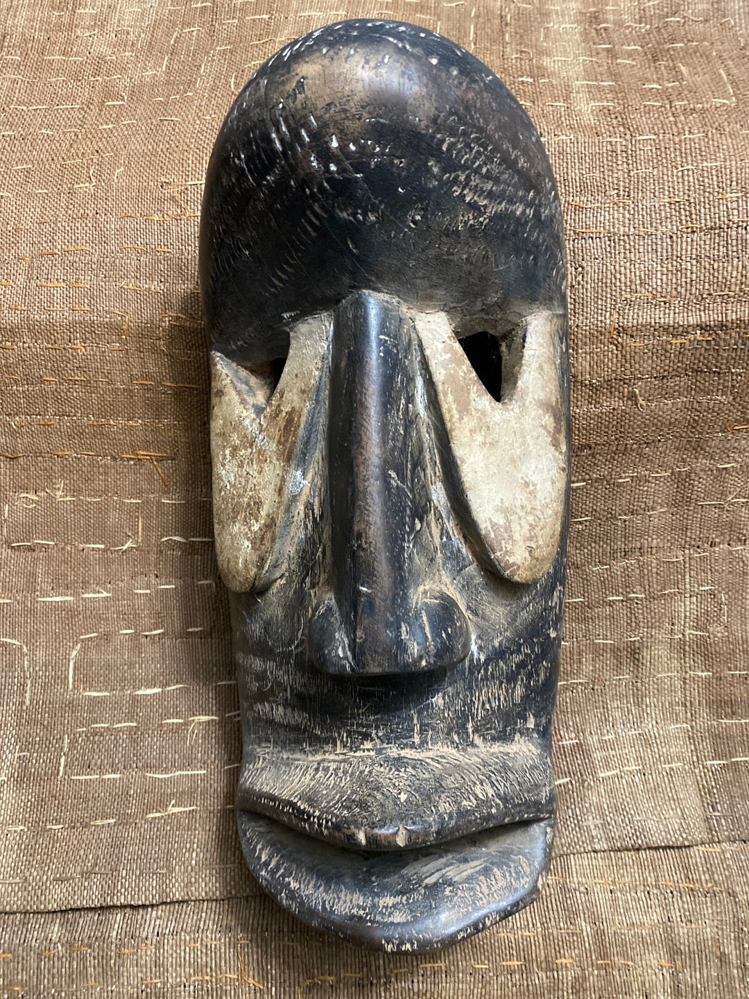 14” African Tribal Mask Hand Carved African Housewarming Gift ...
