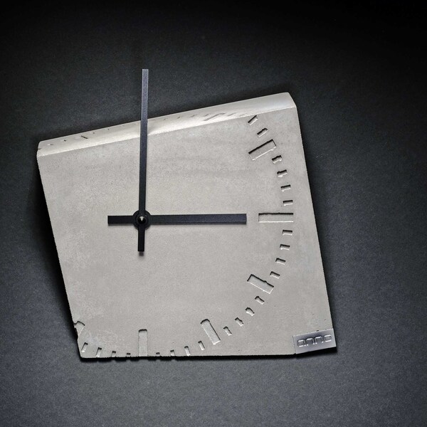 Concrete Clock - Etsy
