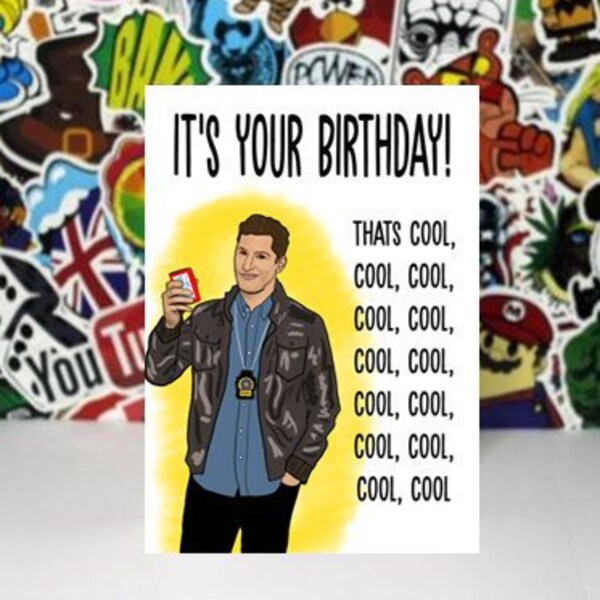 Brooklyn 99 Birthday Card - Etsy