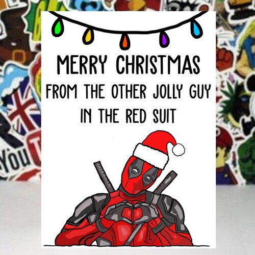 Your Crazy Matches My Crazy Deadpool Anniversary Card - Etsy