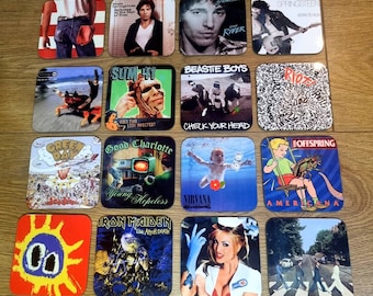 Coasters With Album Cover Art - Etsy