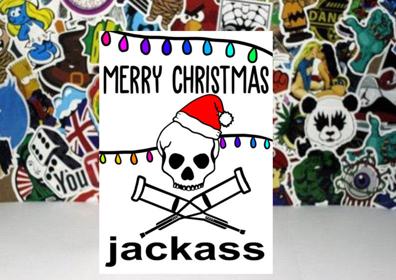 Jackass Christmas card | Etsy