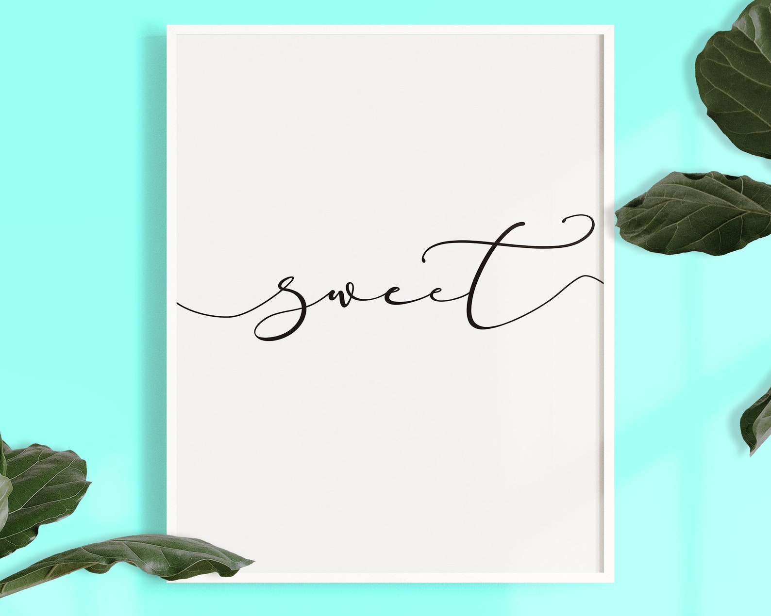 Sweet Sign Sweet Wall Art Sweet Printable Inspirational - Etsy