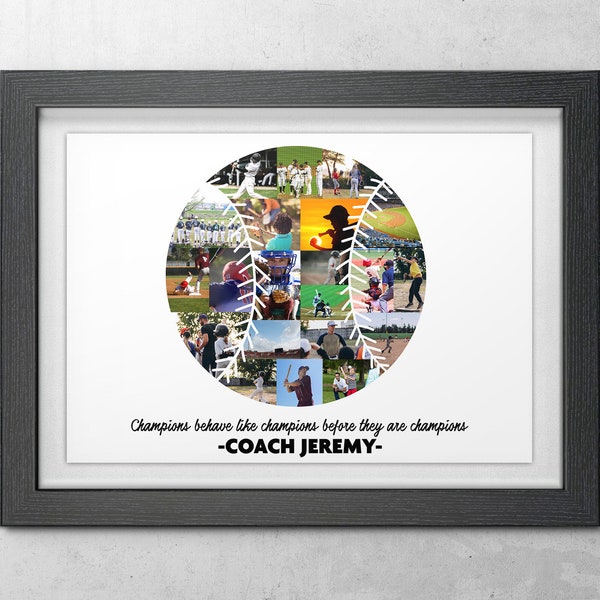 Baseball Coach Frame - Etsy