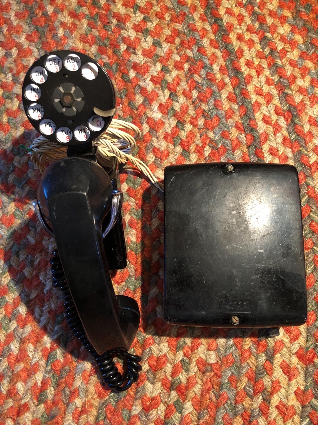 Vintage Western Electric Space Saver Telephone G1 Handset and Ringer ...
