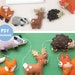 PDF Instructions to Sew Your Own Woodland Friends Garland, Felt Sewing ...