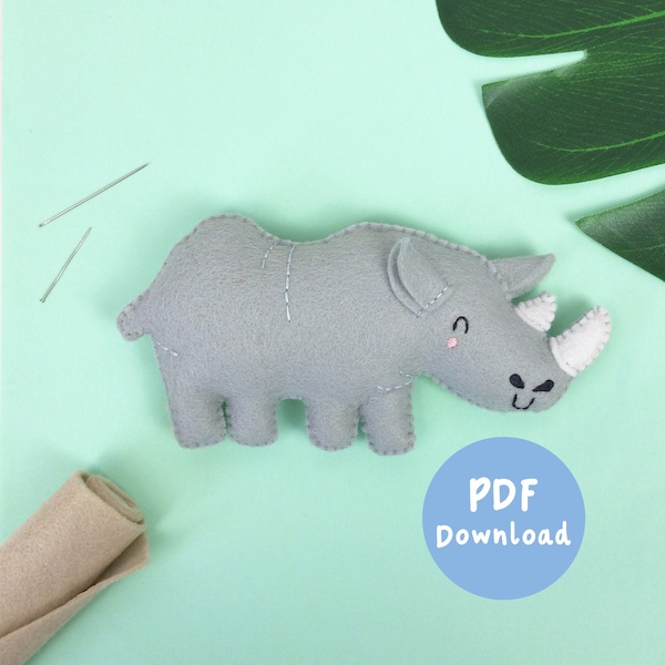 Rhino Sewing Pattern - Etsy
