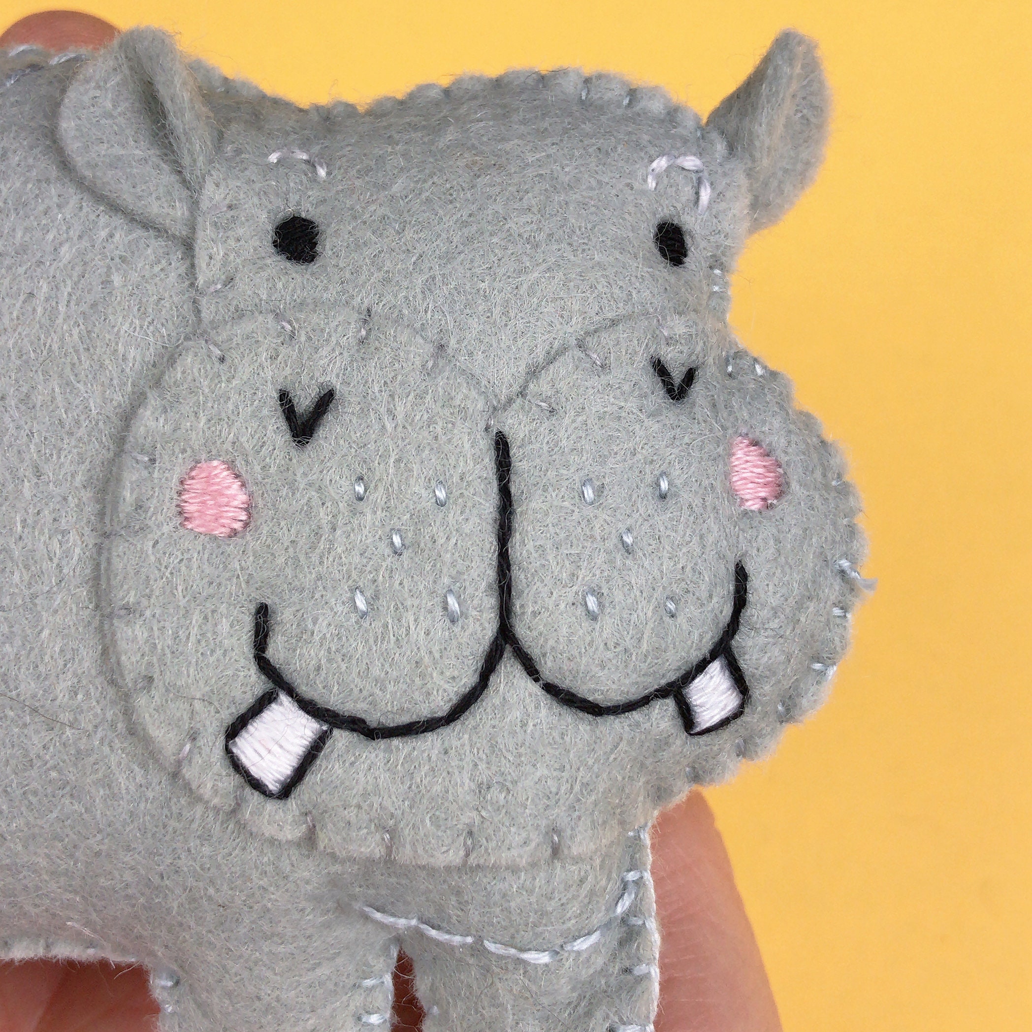 PDF Pattern and Instructions for Henry the Hippo Toy Hippo - Etsy UK