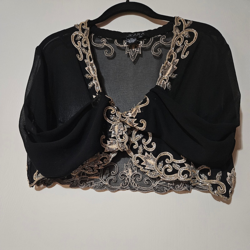 Black Bolero Jacket - Etsy