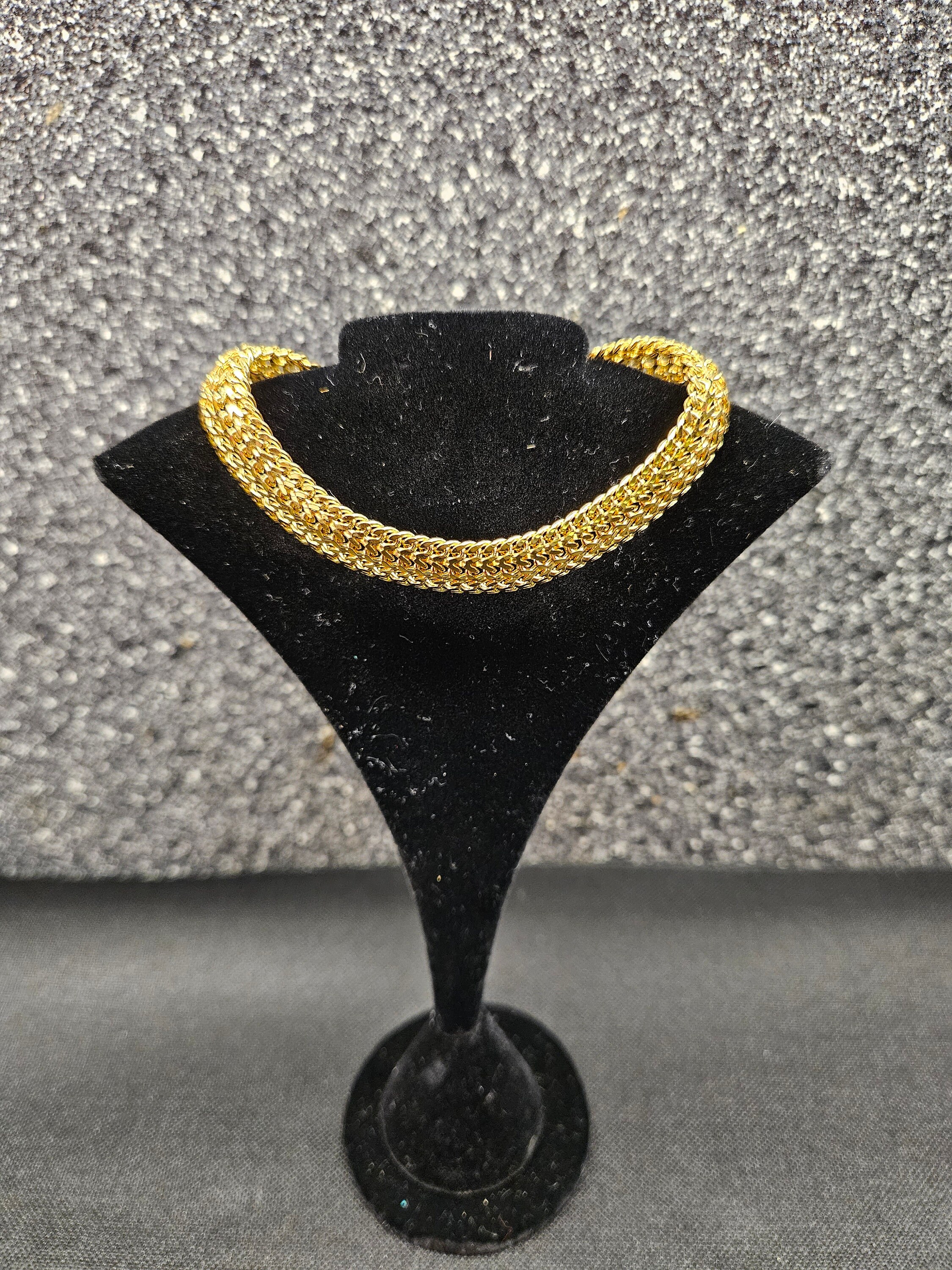 Gold Vermeil Mesh Bracelet 925 Gold Over Sterling Silver Milor Made in ...