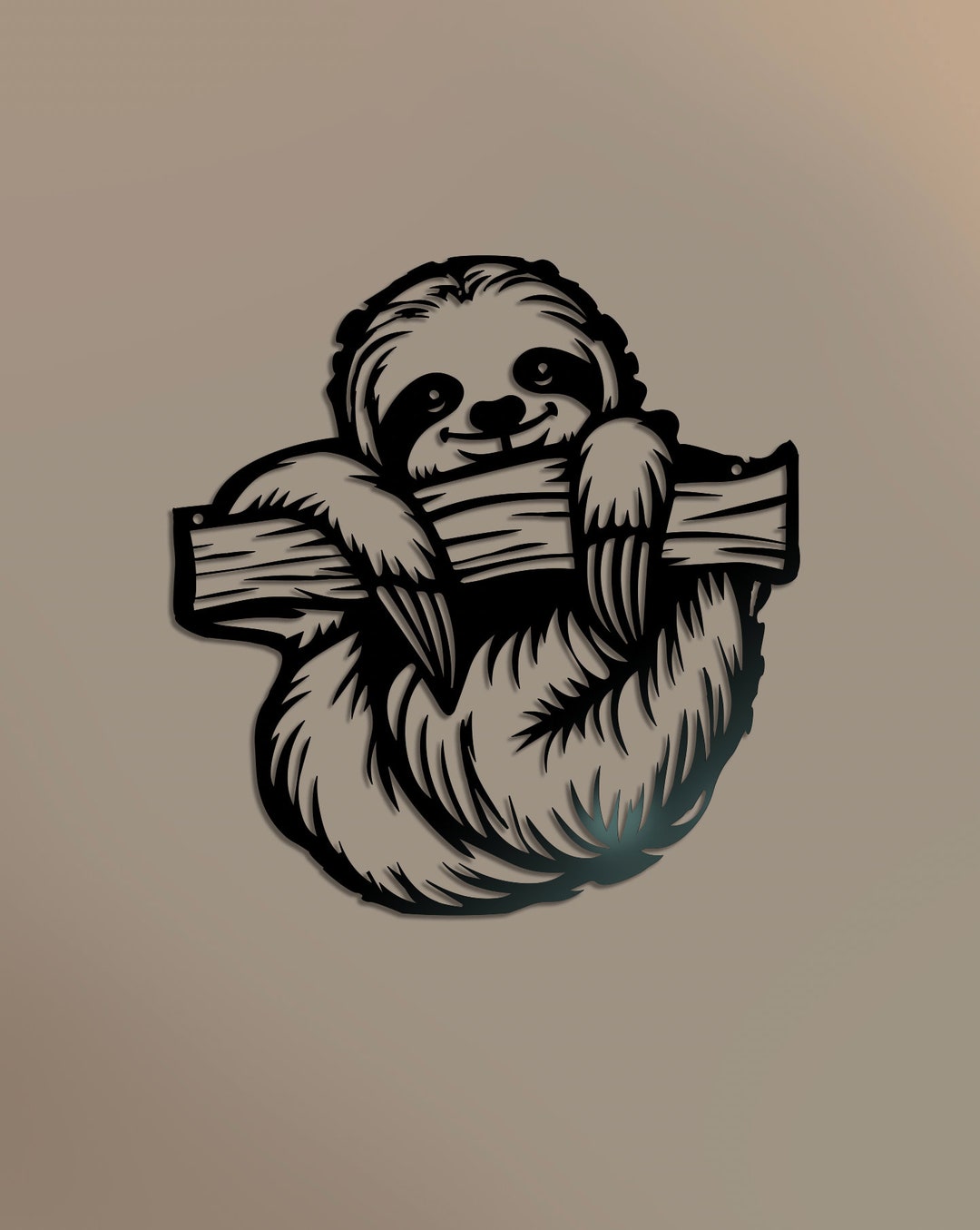 Sloth Metal Wall Art Original Designs Garden or Internal Art Garden ...