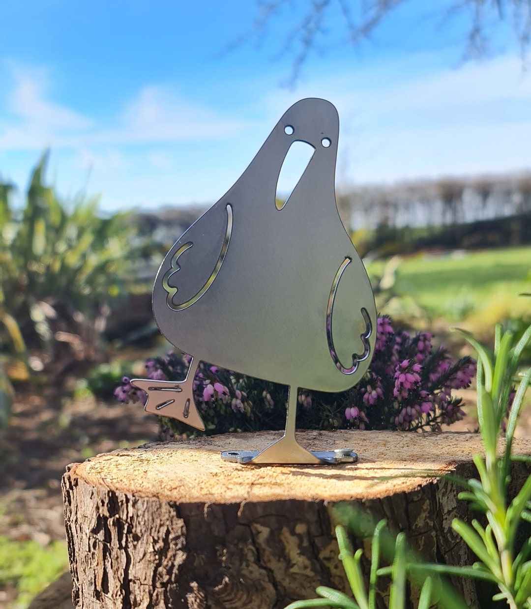 Seagull- Rusty Metal Seagull - Rusty Metal Bird - Garden Bird - Garden ...