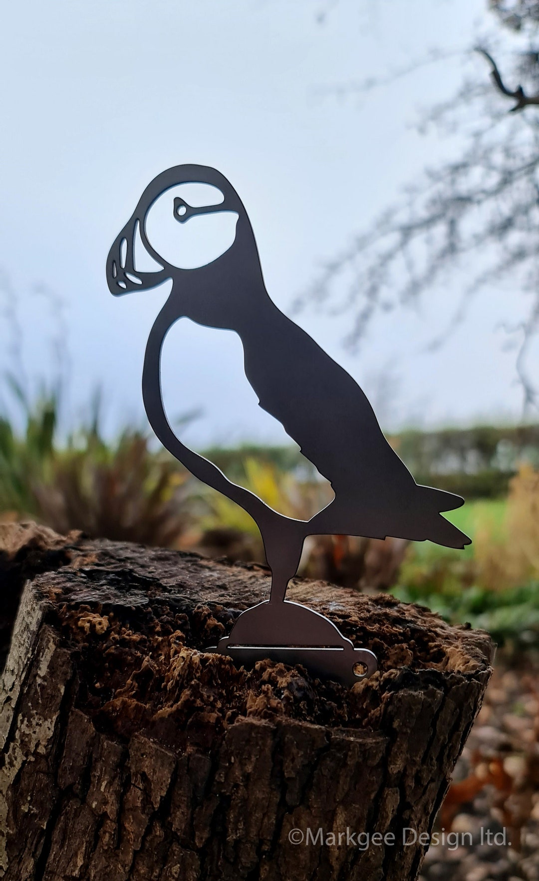Puffin Rusty Metal Puffin Rusty Metal Bird Garden Bird Garden Ornament ...
