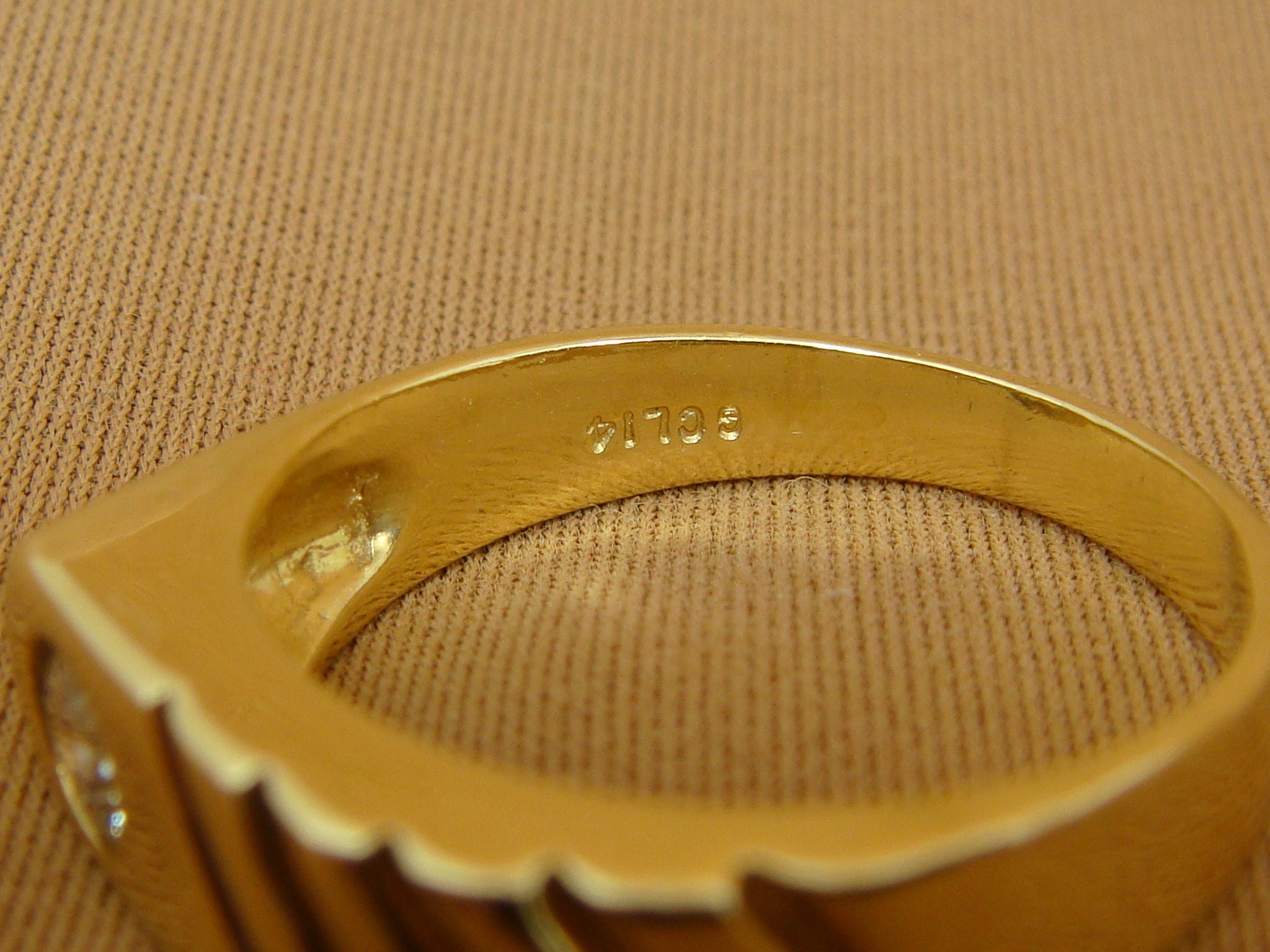 1/4 CT Natural Round Diamond Rib Design Men's Band Ring - Etsy