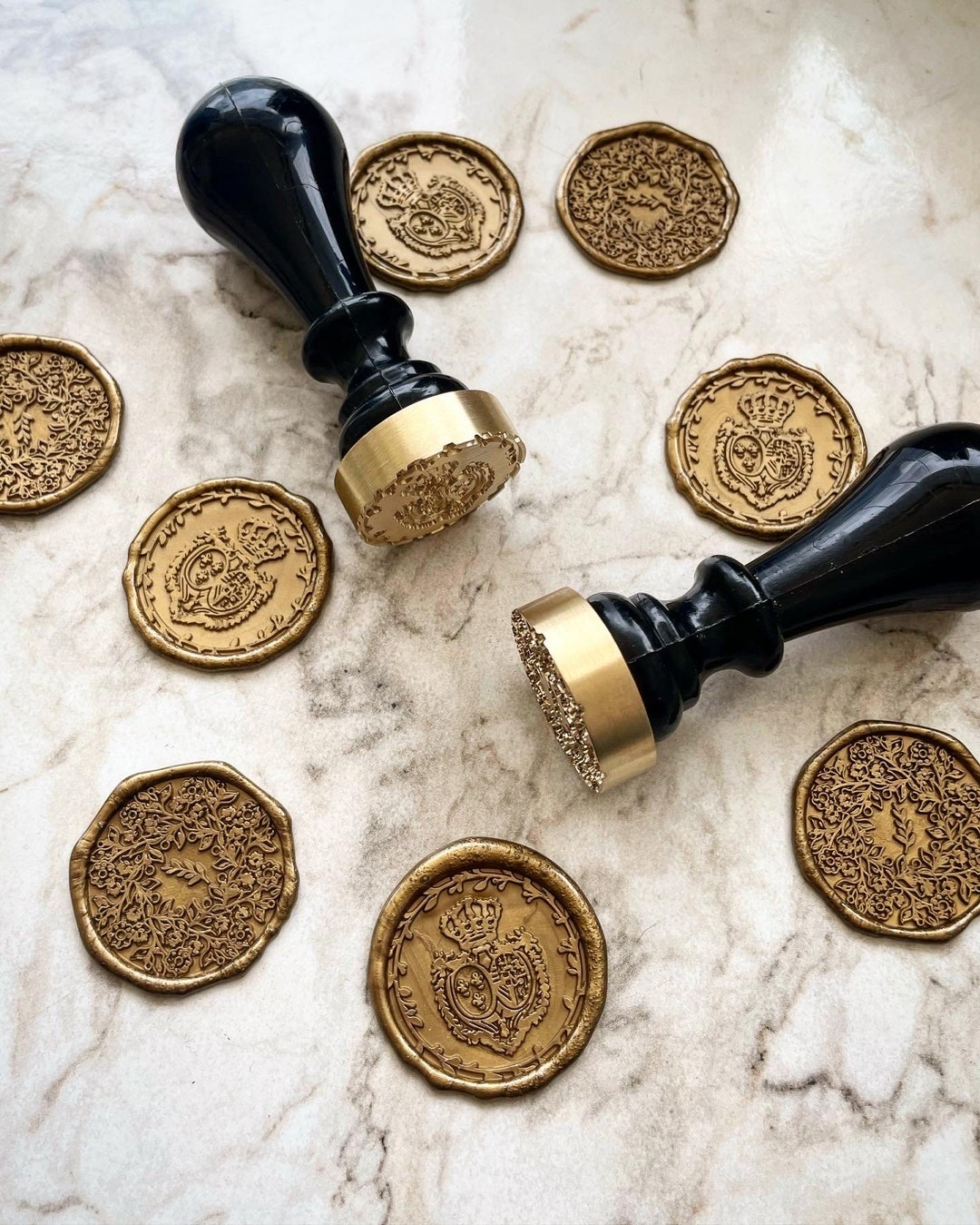 Custom Logo Wax Seal Stamp Kit - Custom Monogram Seals - Etsy