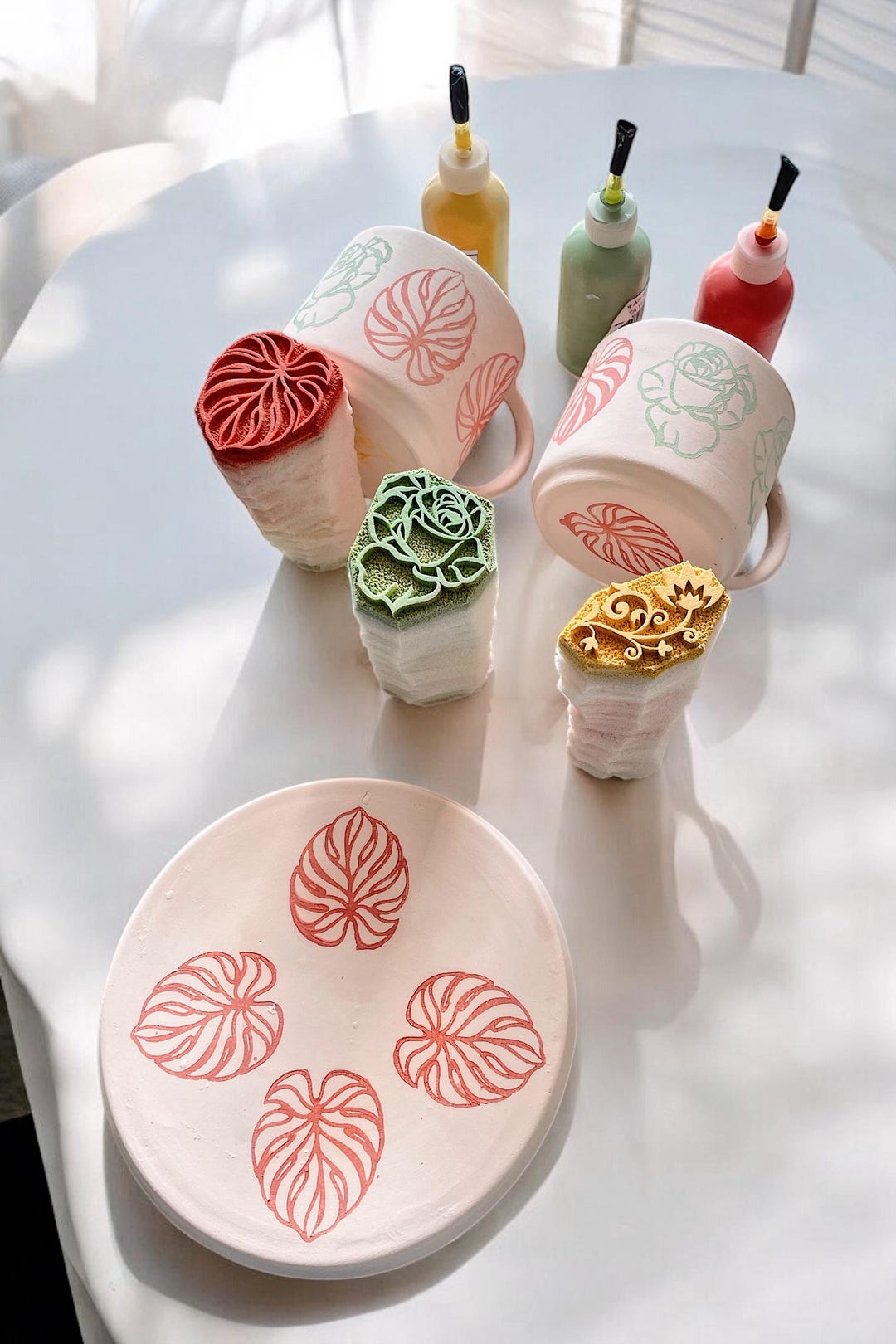 Unique Underglaze Custom Sponge Stamp - Make Your Mark on Pottery ...