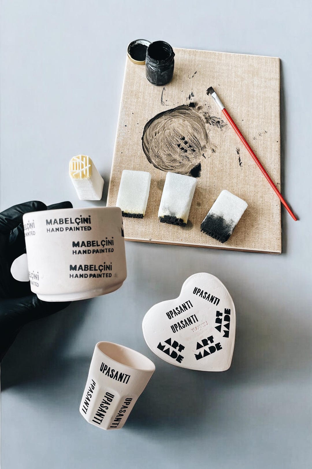 Custom Sponge Stamp for Handmade Ceramics, Custom Underglaze Paint - Etsy
