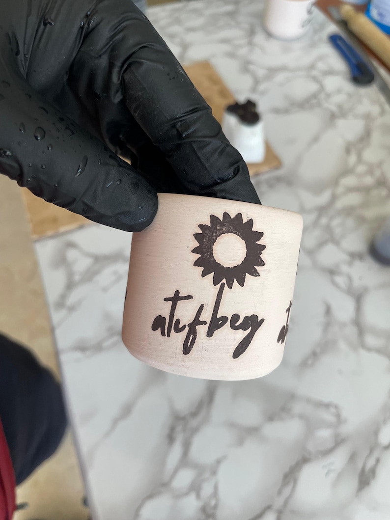 Unique Underglaze Custom Sponge Stamp - Make Your Mark on Pottery ...