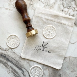 Custom Logo Wax Seal Stamp: Personalized Monogram or Logo - Etsy