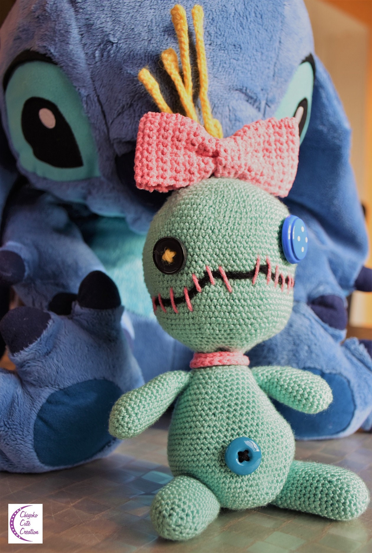 Scrump Crochet Pattern Amigurumi Doll Lilo & Stitch - Etsy