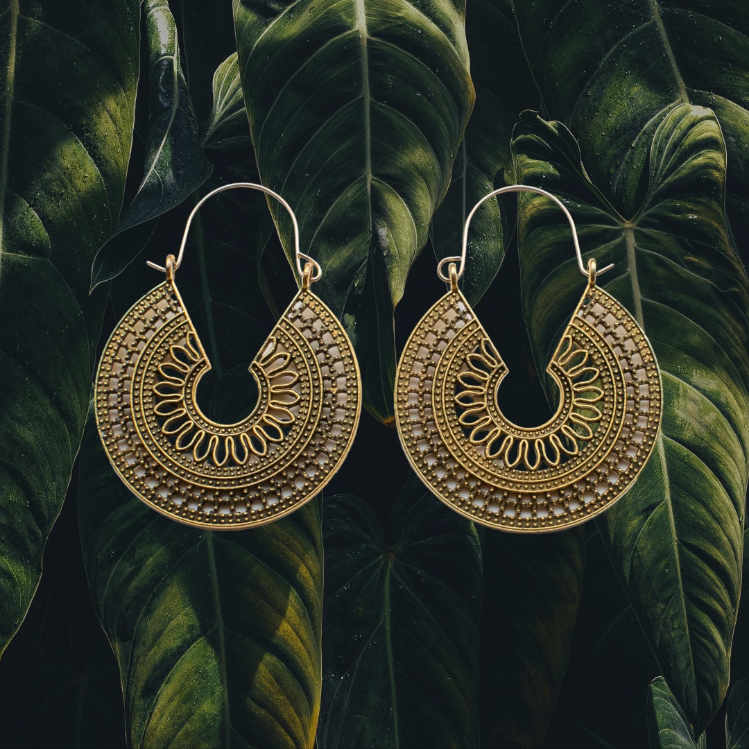 Mandala Earrings - Etsy Canada