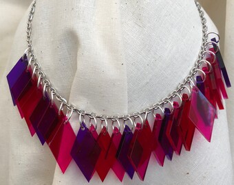Perspex Necklace - Etsy UK