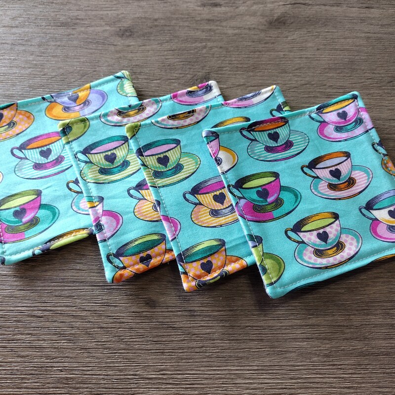 Fabric Coasters - Etsy