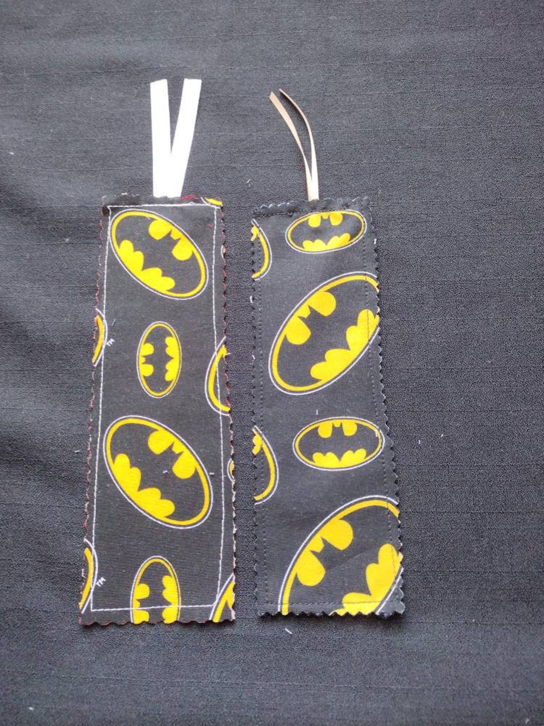 Batman Bookmark Set, Fabric Bookmarks, Superhero, Gift, Stocking ...