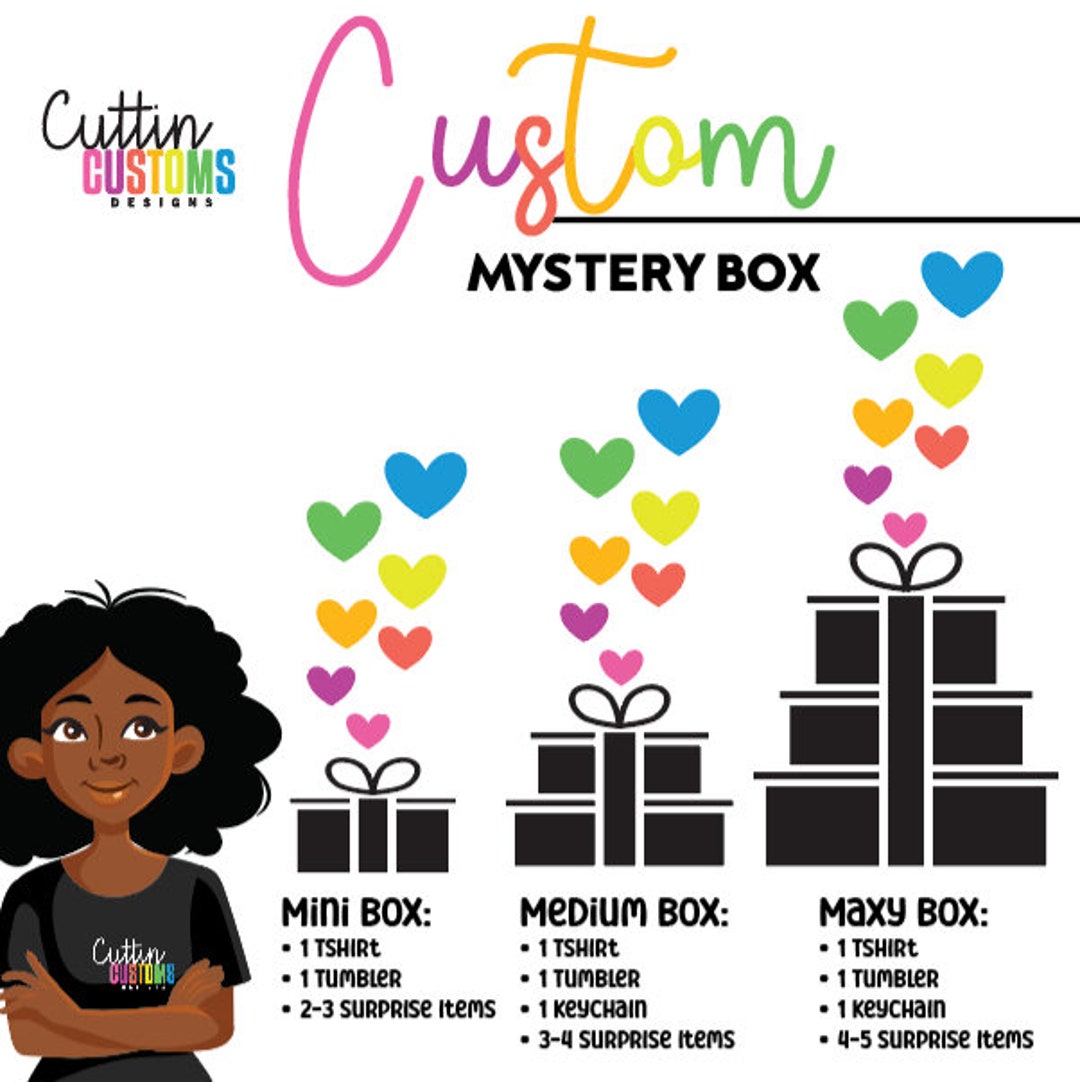 Mystery Monogram Box Monogram Gift Box Valentines Monogram Mystery Box ...