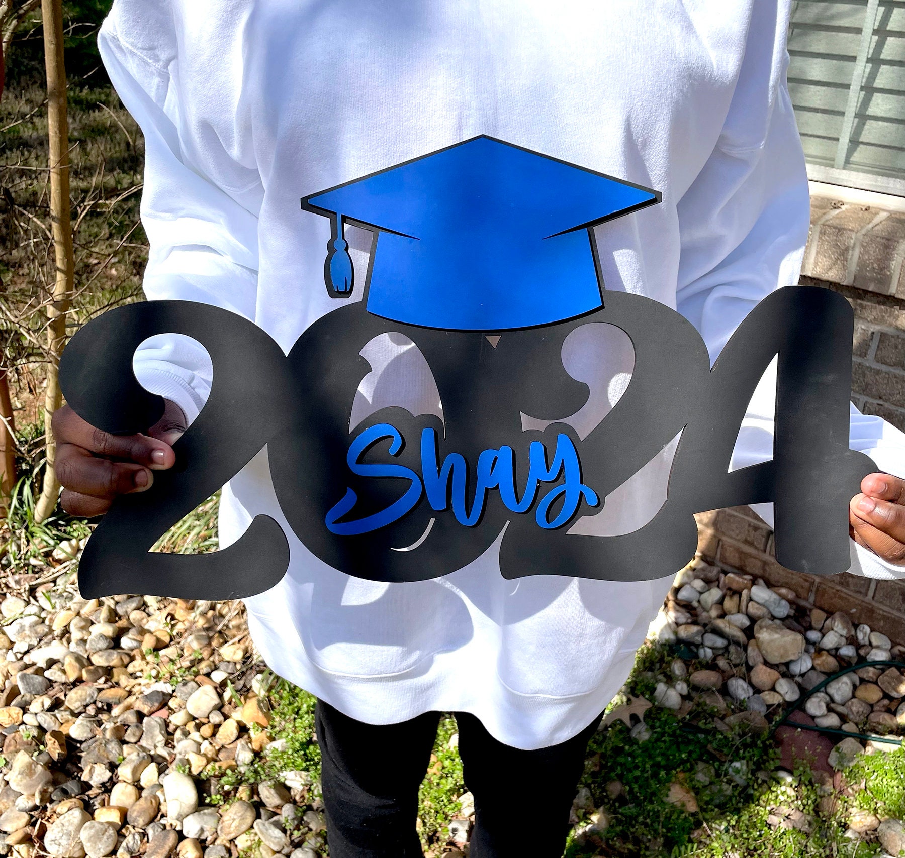 Personalized Graduation Wood Sign Class of 2024 - Etsy