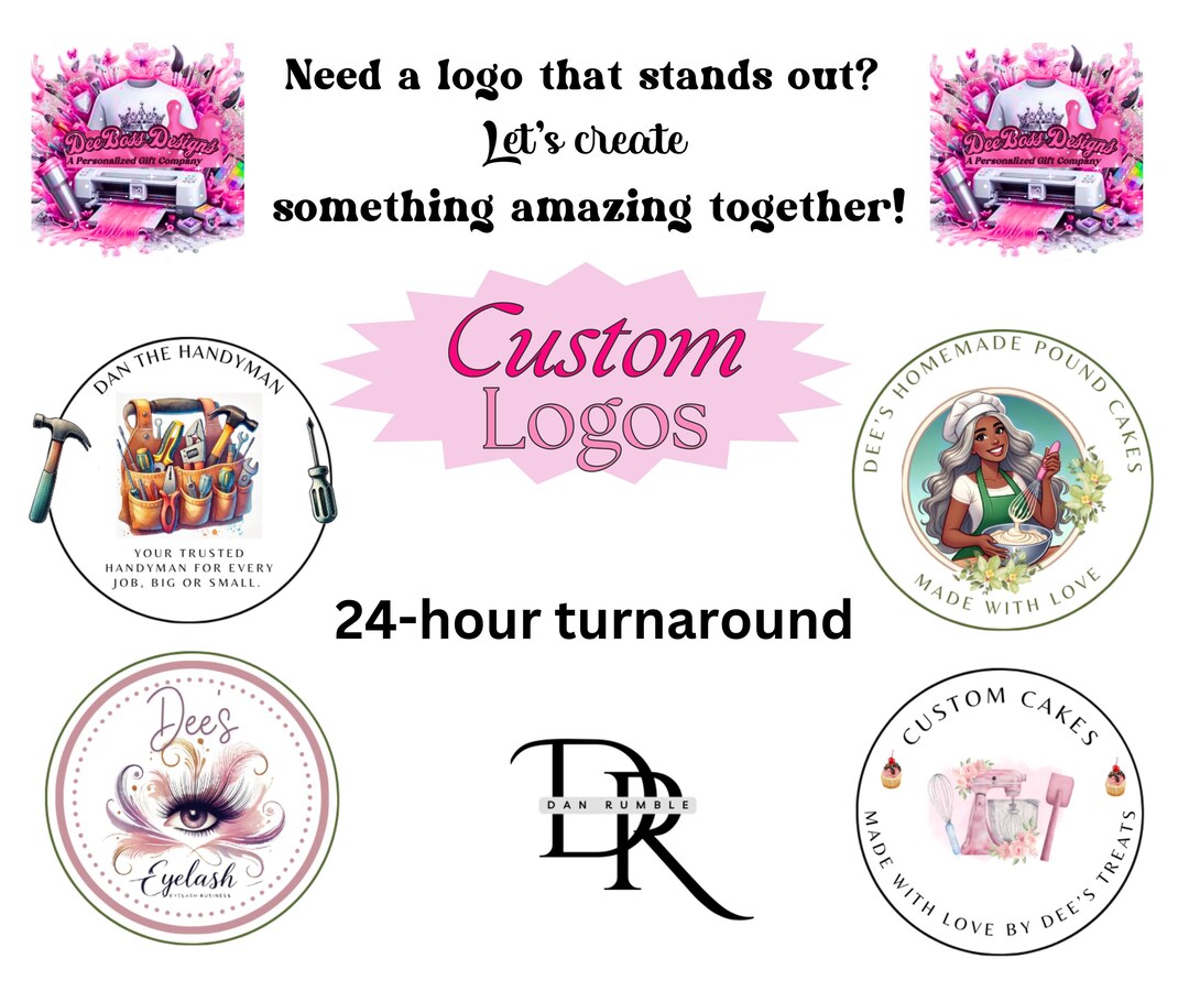 Customized Logo to Elevate Your Business, Tailored Logos - Etsy