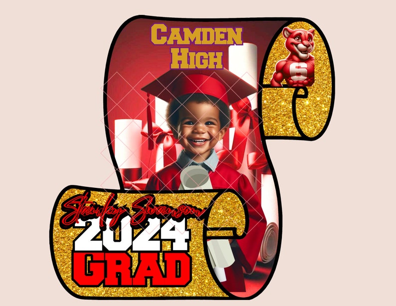 Editable Kindergarten Graduation Fan Template 2024 - Etsy