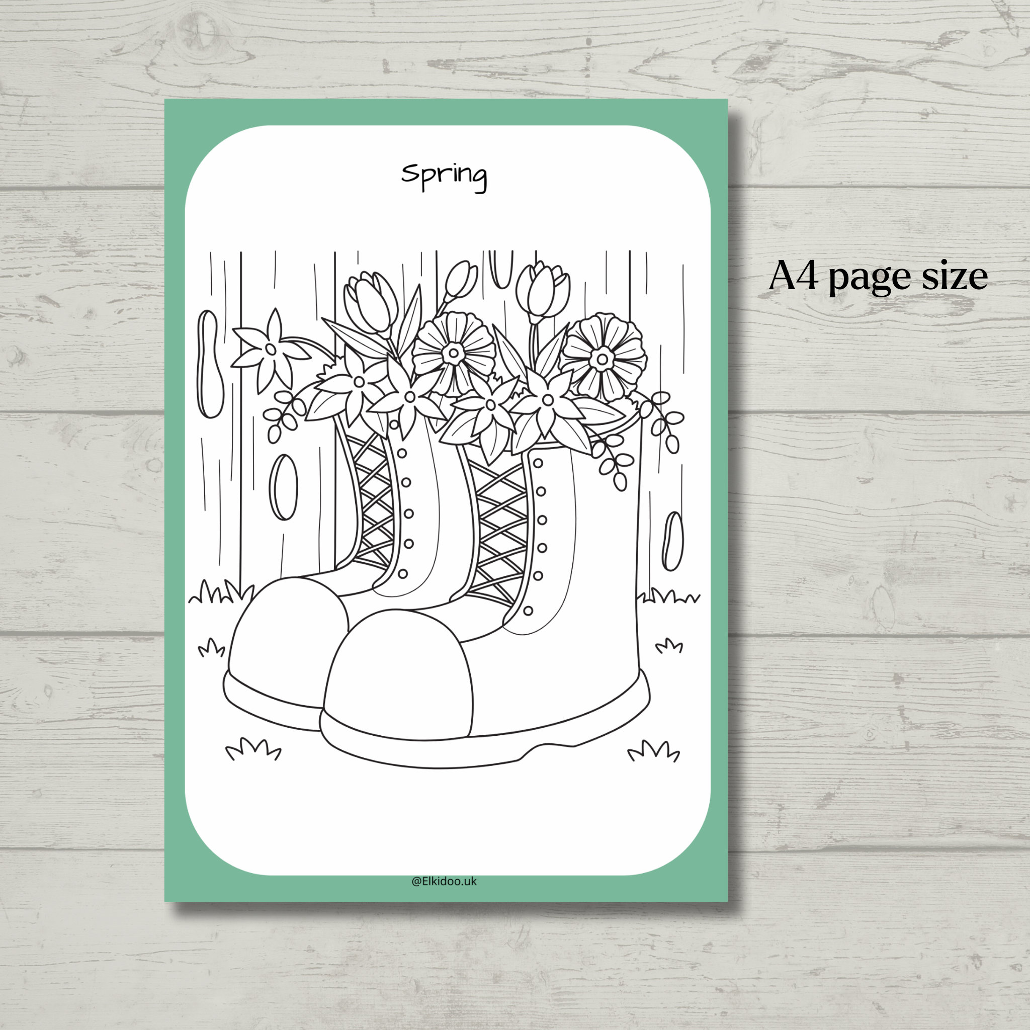 Printable Seasons of the Year Colouring Pages for Kids/ Colouring Book ...