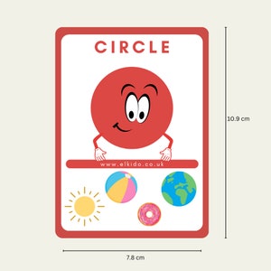 Printable Shapes Flashcards for Kids/learn Shapes Preschool Printable ...