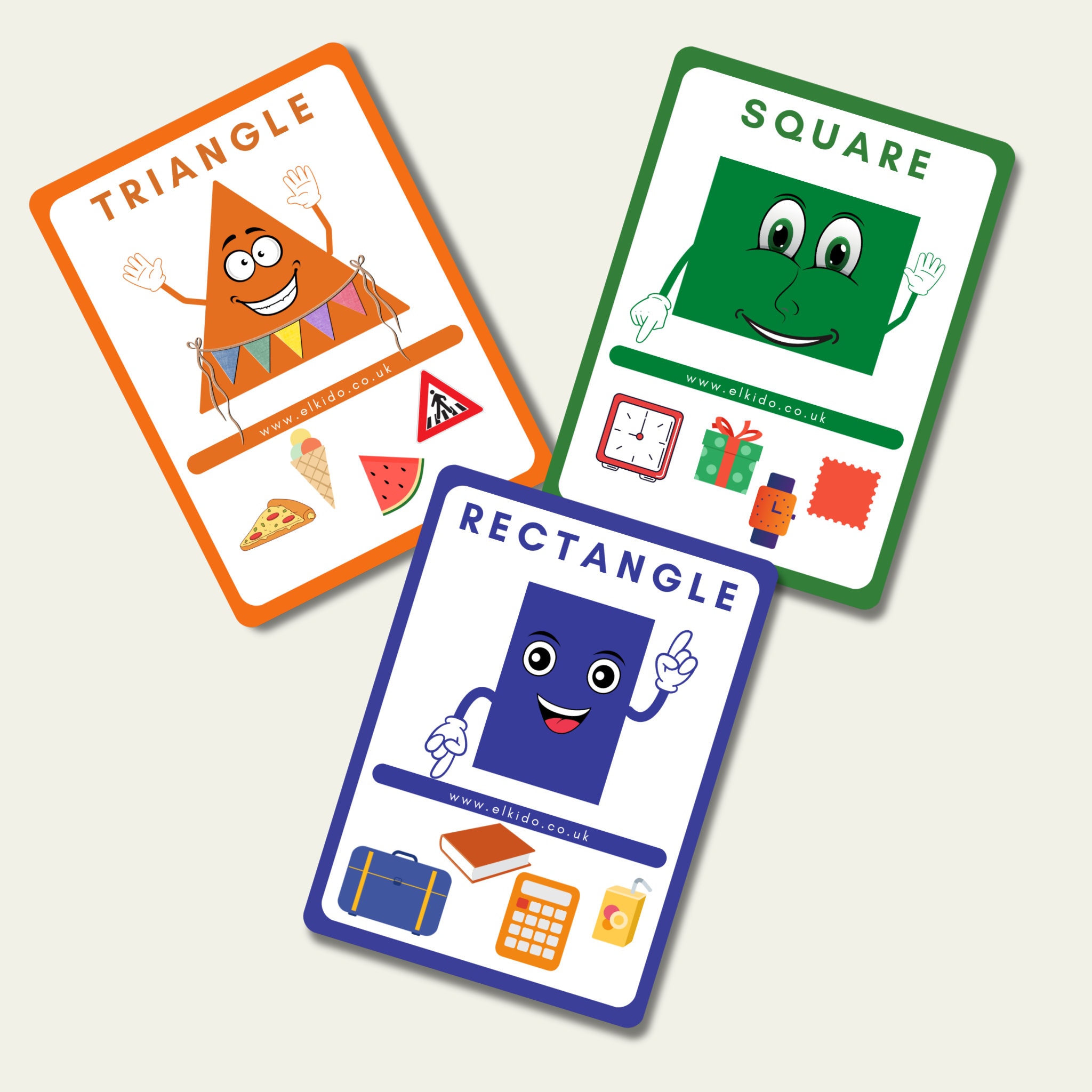 Printable Shapes Flashcards for Kids/learn Shapes Preschool Printable ...