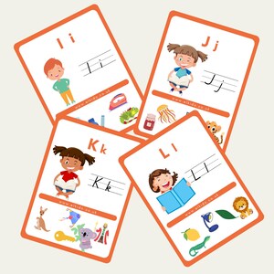 Printable Alphabet Flashcards | ABC Learning Cards for Kids |preschool ...