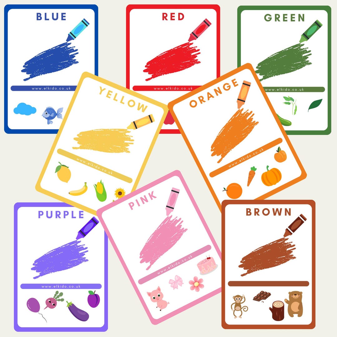 Back-to-school Printable Flash Cards for Toddlers/homeschool Resources ...