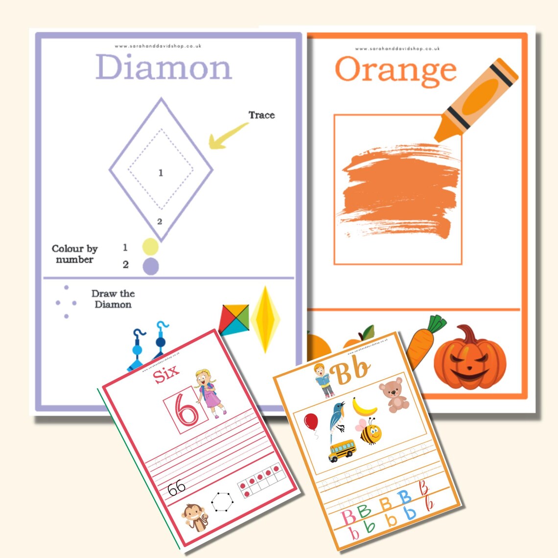 Toddler Flash Cards Learning Resources/toddler Activities Printable ...