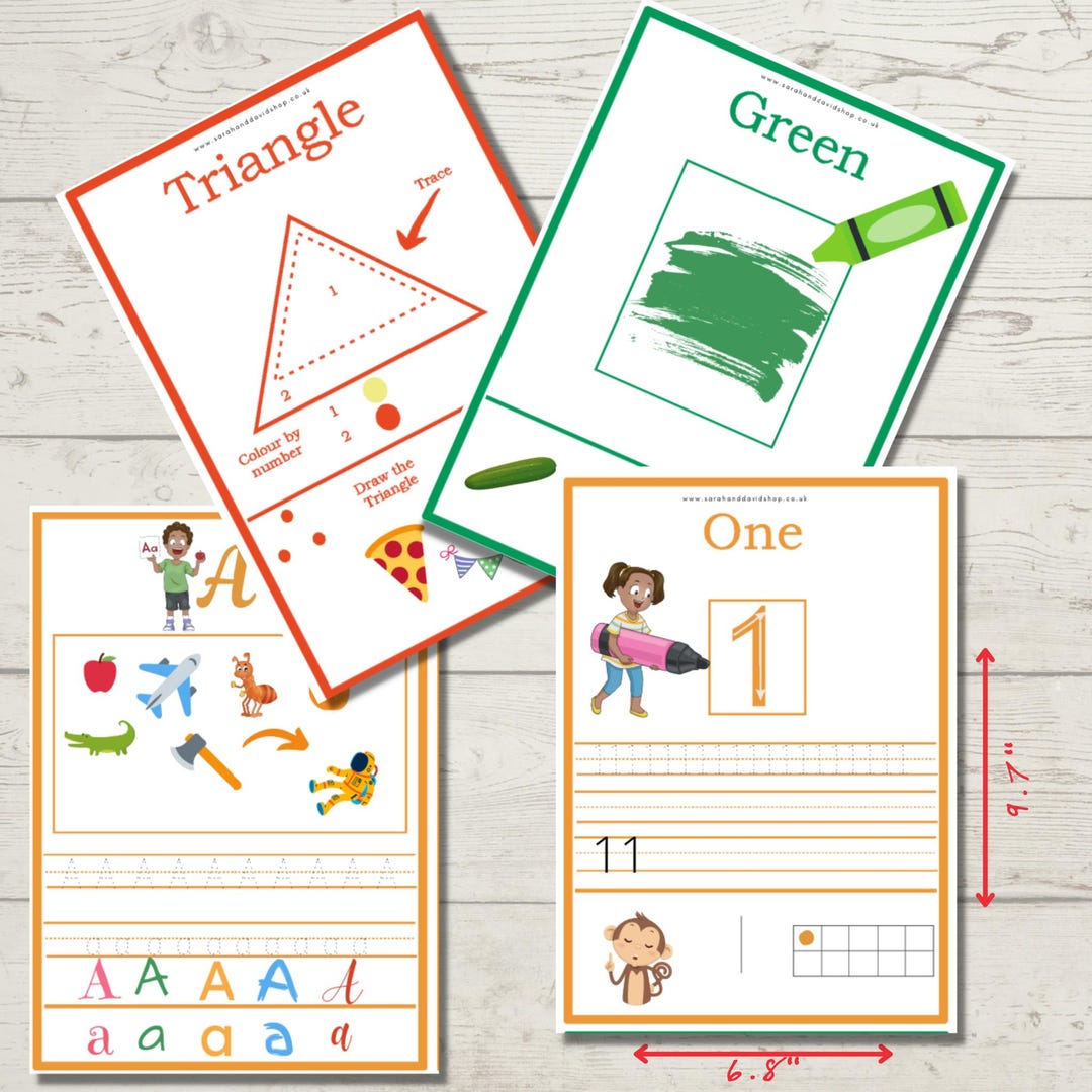 Toddler Flash Cards Learning Resources/toddler Activities Printable ...