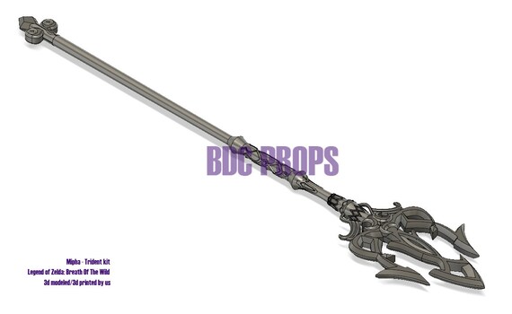 Mipha Trident Legend of Zelda Breath of the Wild PROP KIT ONLY - Etsy ...