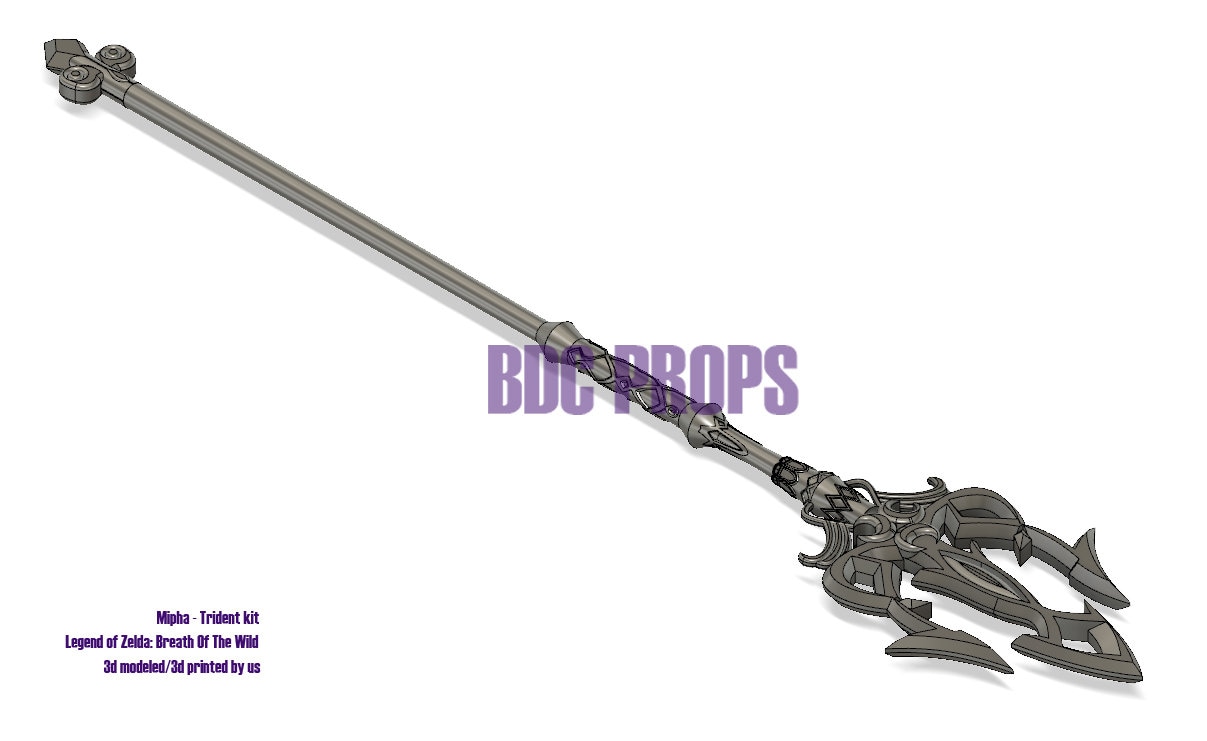 Mipha Trident Legend of Zelda Breath of the Wild PROP KIT ONLY - Etsy ...
