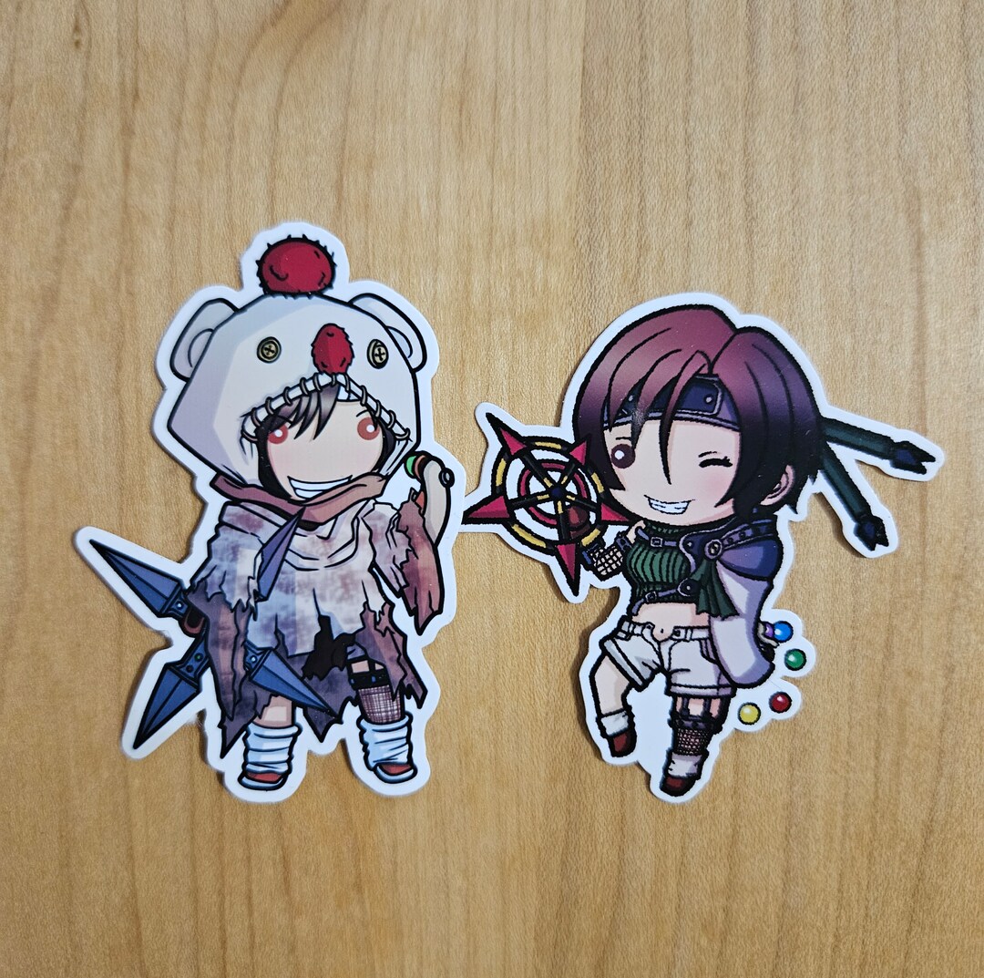 Yuffie Kisaragi Final Fantasy 7 Ffvii Vinyl Stickers WATERPROOF - Etsy