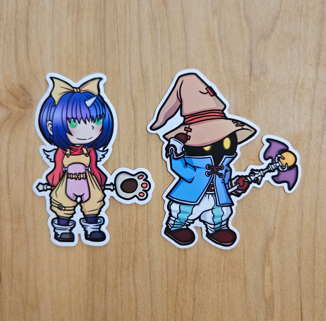 Eiko Vivi | Final Fantasy 9 Ffix | Vinyl Stickers WATERPROOF - Etsy