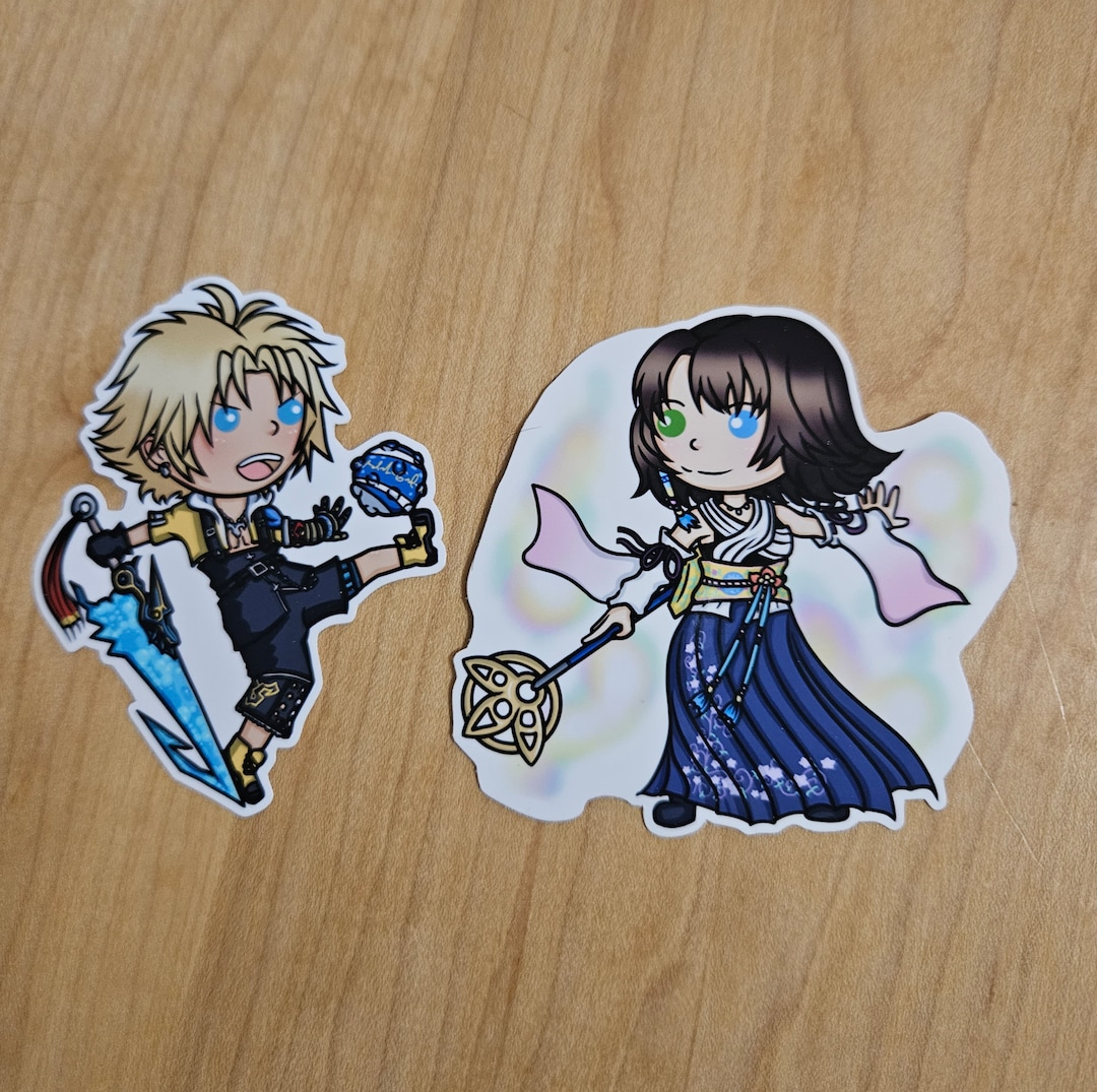 Tidus Yuna | Final Fantasy 10 Ffx | Vinyl Stickers WATERPROOF - Etsy