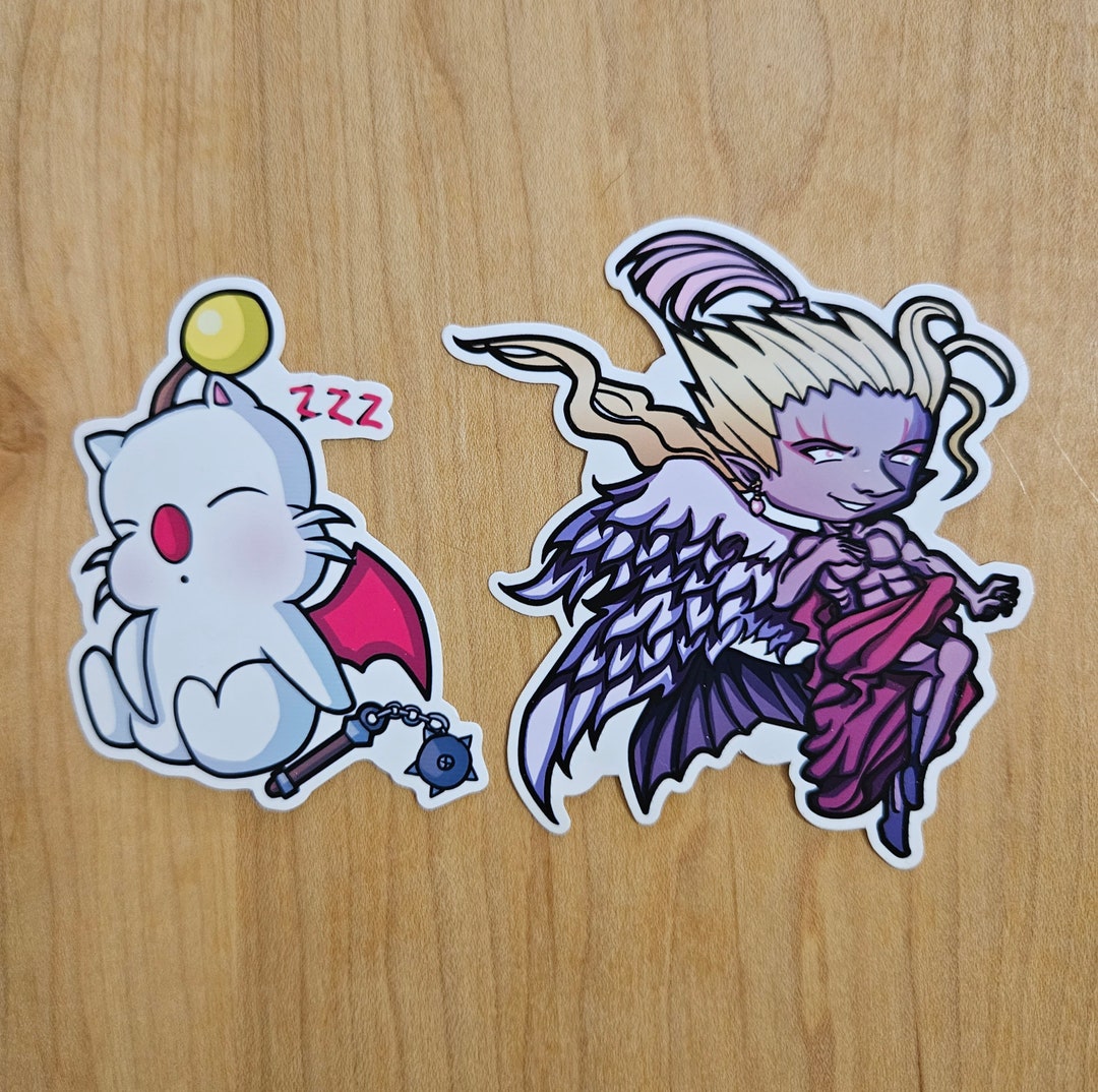 Mog Kefka Palazzo | Final Fantasy 6 Ffvi | Vinyl Stickers WATERPROOF - Etsy